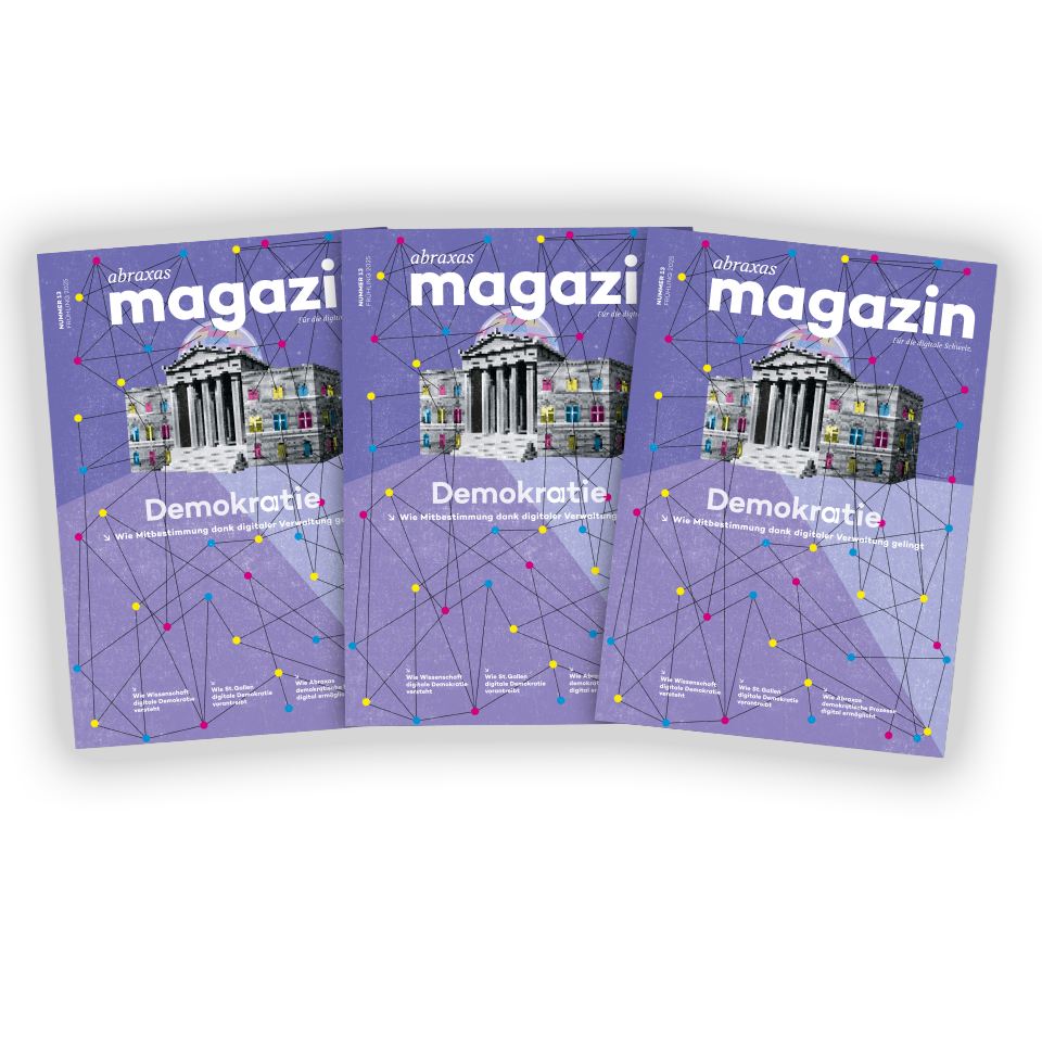13. Ausgabe des Abraxas Magazins erschienen: Digitale Demokratie | Abraxas Informatik AG
